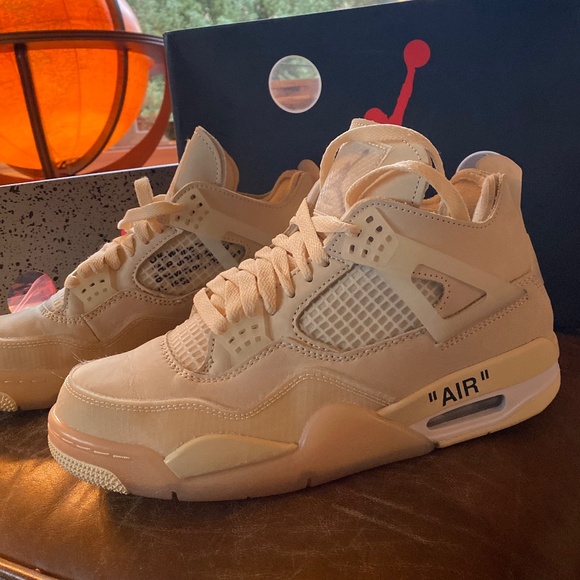 Nike | Shoes | Nike Air Jordan 4 Retro X Off White | Poshmark